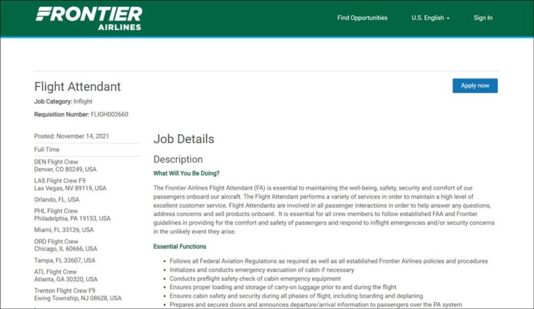 How to Apply Frontier Airlines Cabin Crew Jobs - Cabin Crew HQ