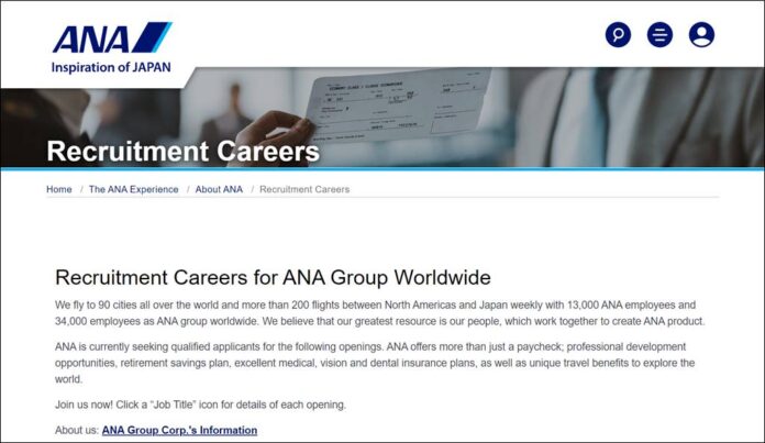 How to Apply ANA All Nippon Airways Cabin Crew Hiring - Cabin Crew HQ