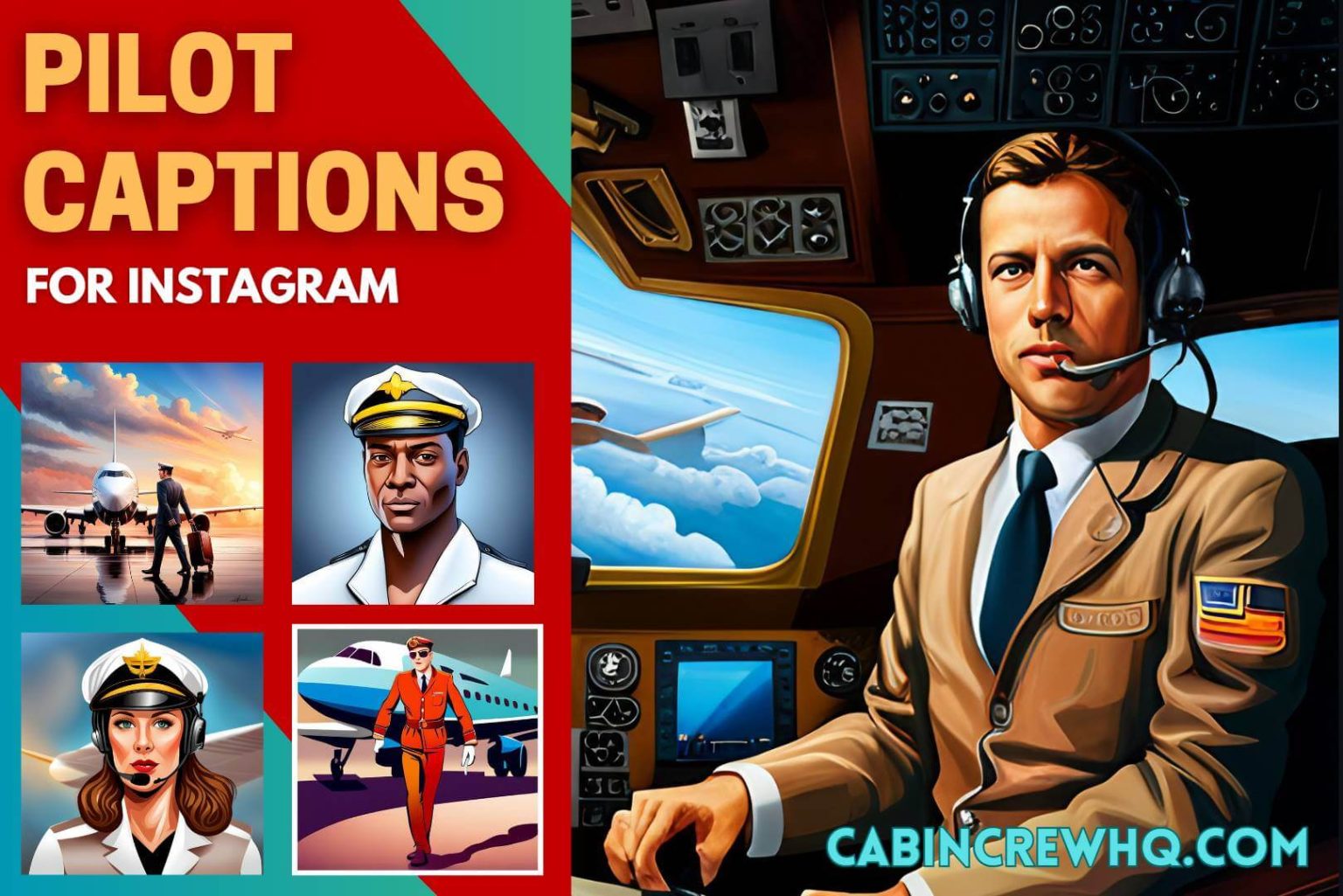 350+ Pilot Captions for Instagram | Best Pilot Jokes and Puns - Cabin ...